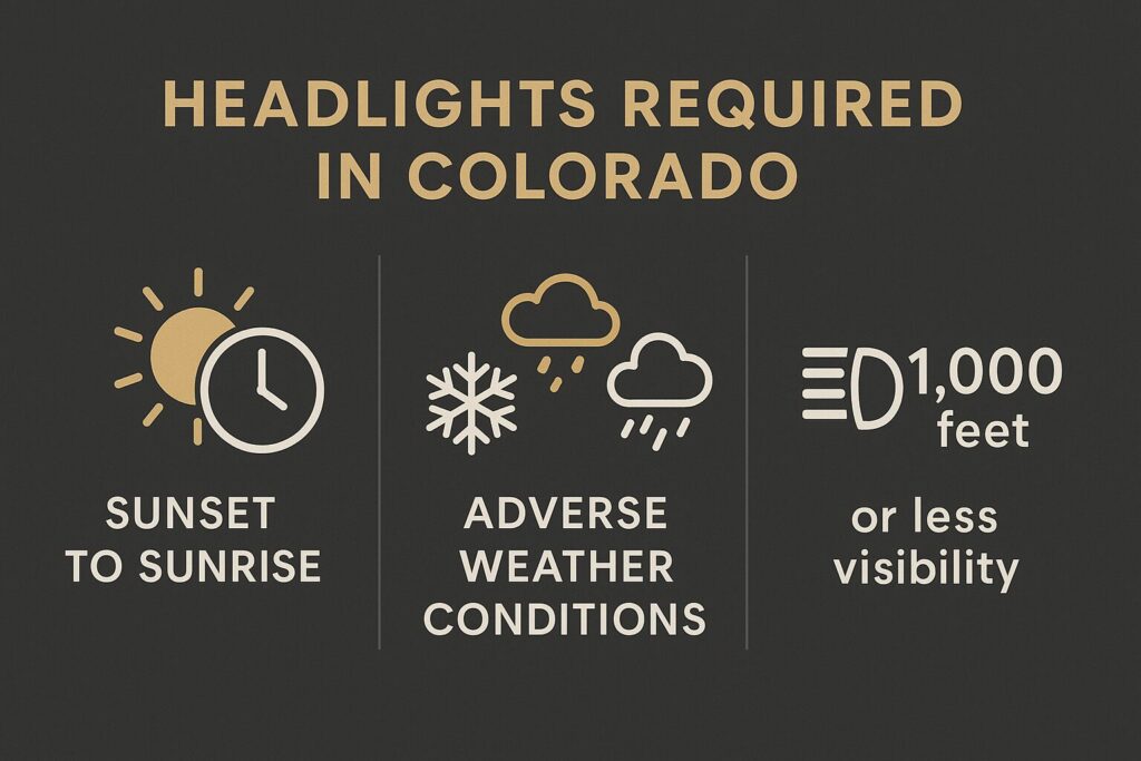 Understanding Colorado's Headlight Usage Laws